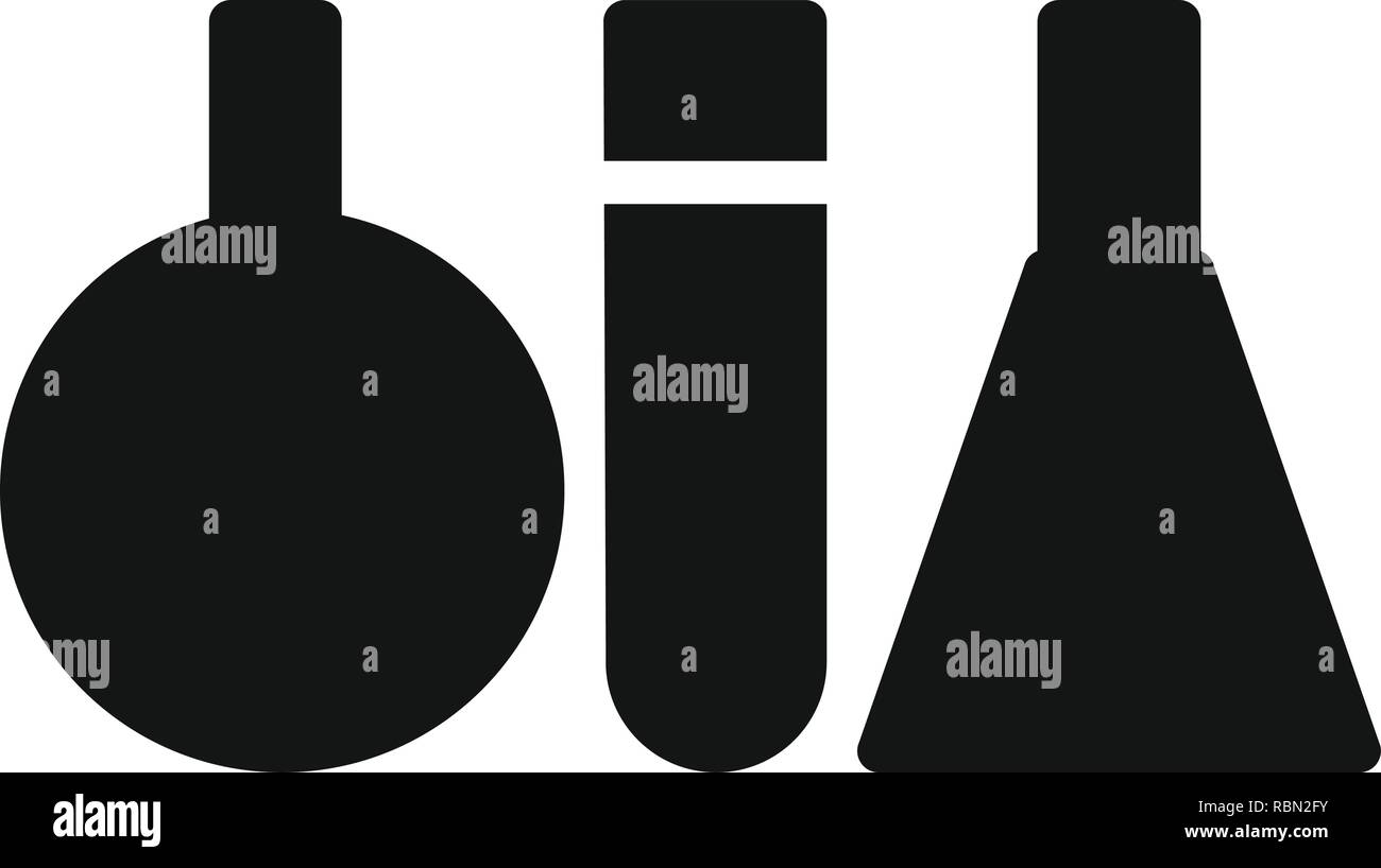 Vector Test Tubes Icon Stock Vector Image & Art - Alamy