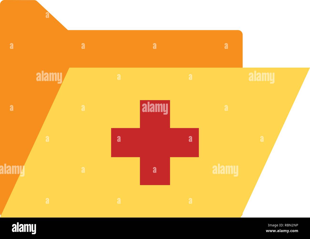 Vector Medical Folder Icon Stock Vector Image & Art - Alamy