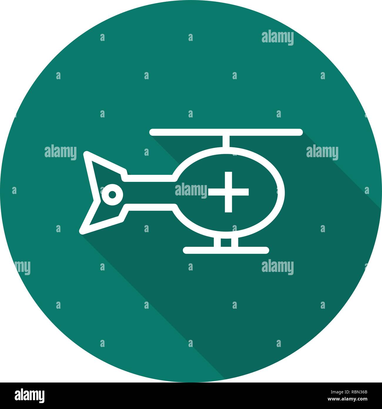 Vector Helicopter Icon Stock Vector Image & Art - Alamy