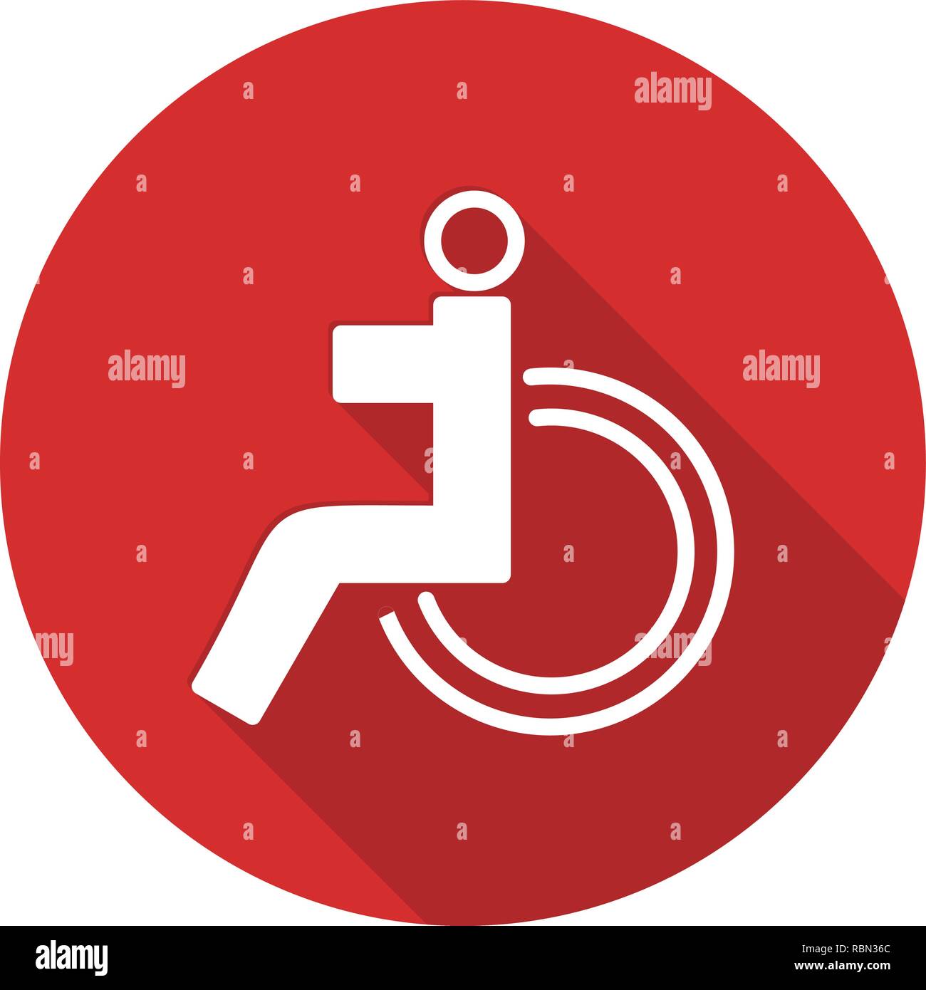 Vector Handicapped Icon Stock Vector Image & Art - Alamy