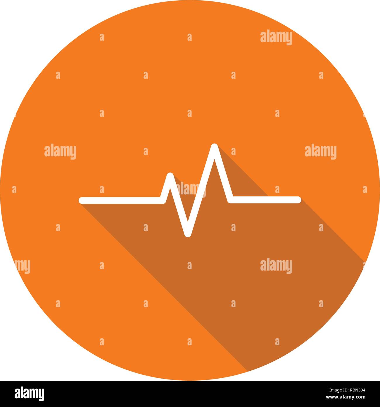 Vector Pulse Rate Icon Stock Vector Image & Art - Alamy