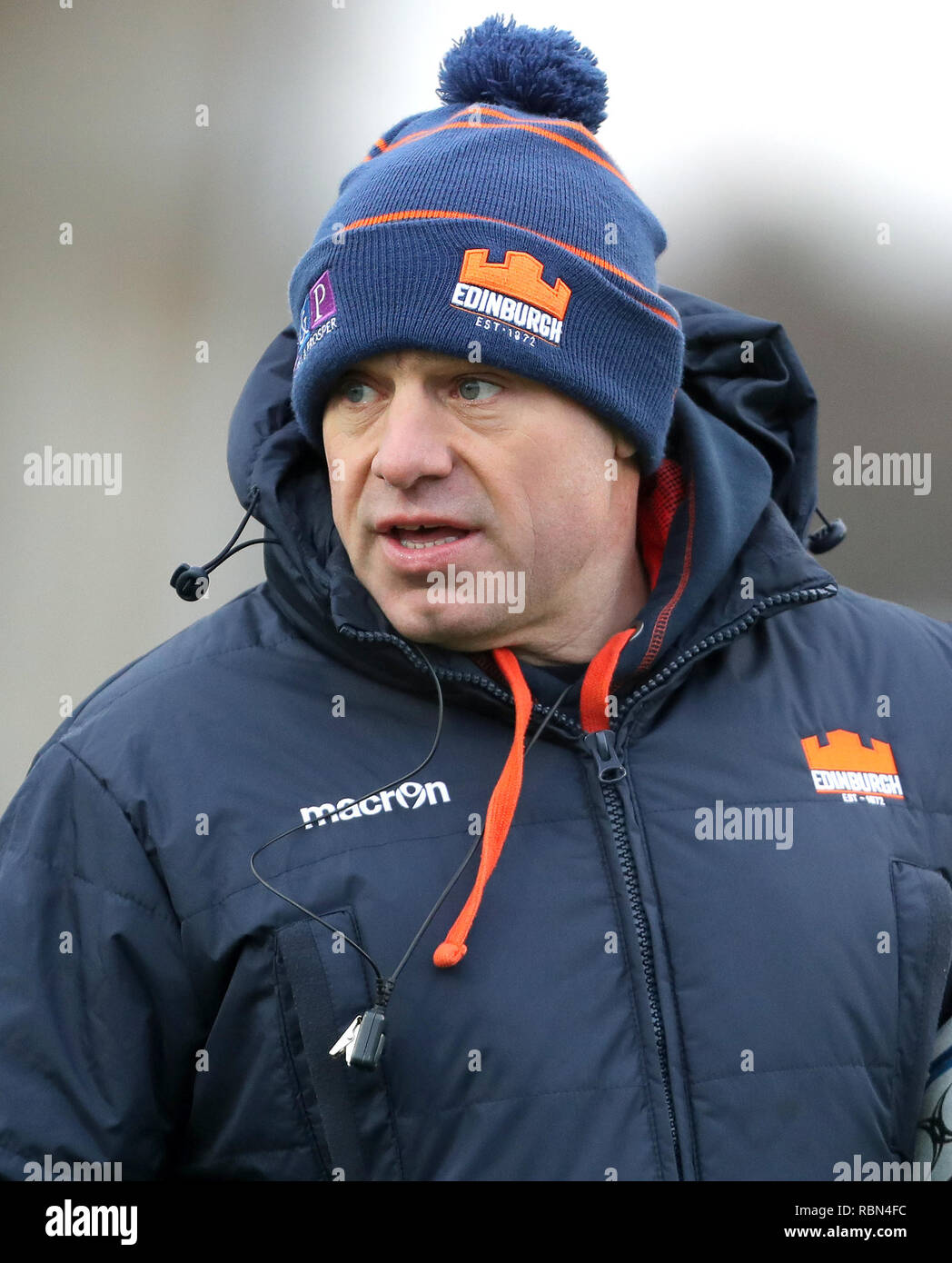 Edinburgh's director of rugby, Richard Cockerill before the Heineken ...