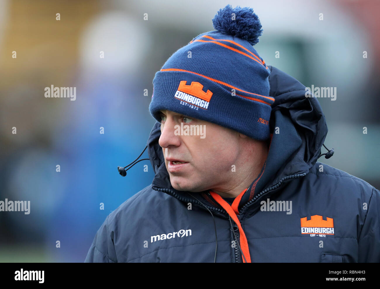 Edinburgh's director of Rugby, Richard Cockerill before the Heineken ...