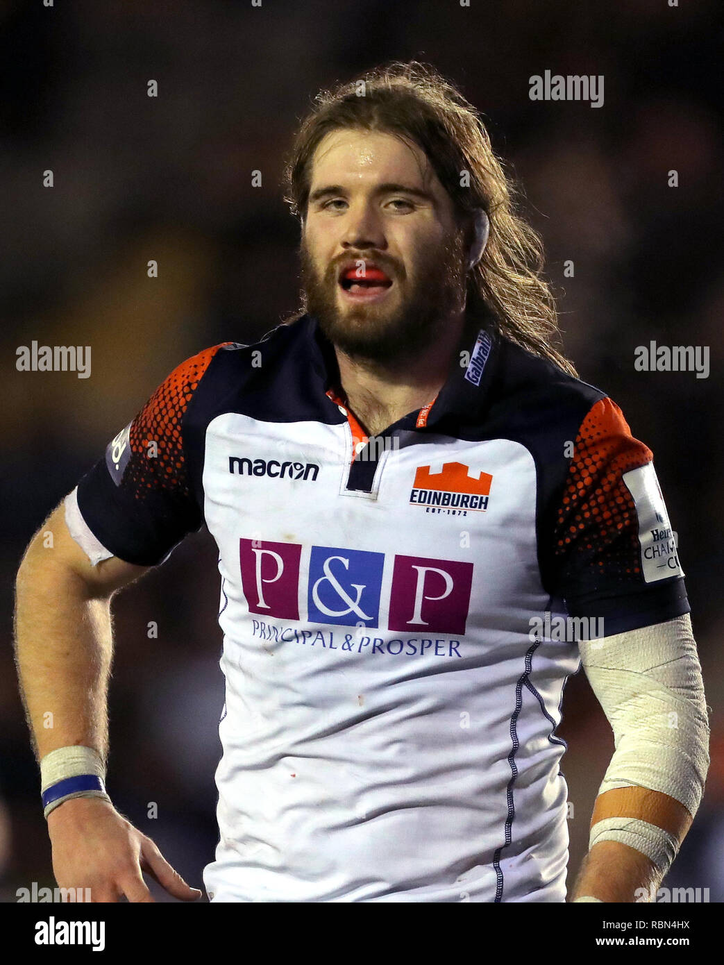 Edinburgh's Ben Toolis Stock Photo - Alamy