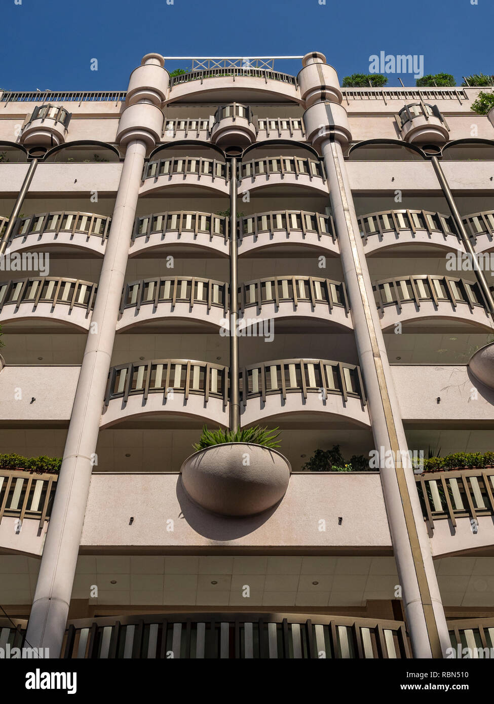 Monaco apartment building hi-res stock photography and images - Alamy