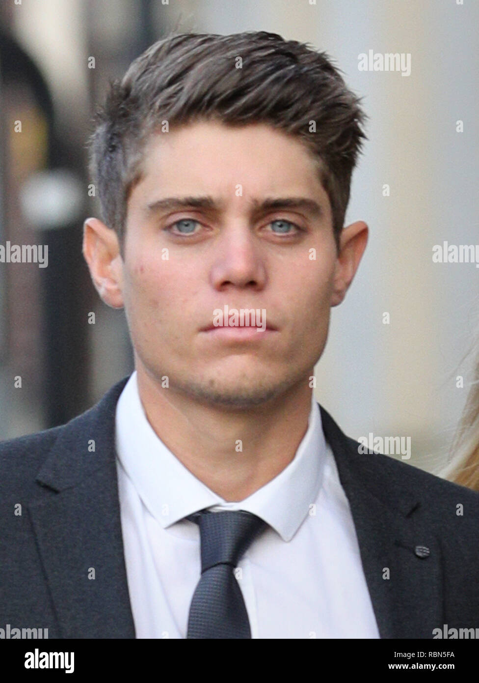 Alex Hepburn arriving at Worcester Crown Court where he is charged with ...