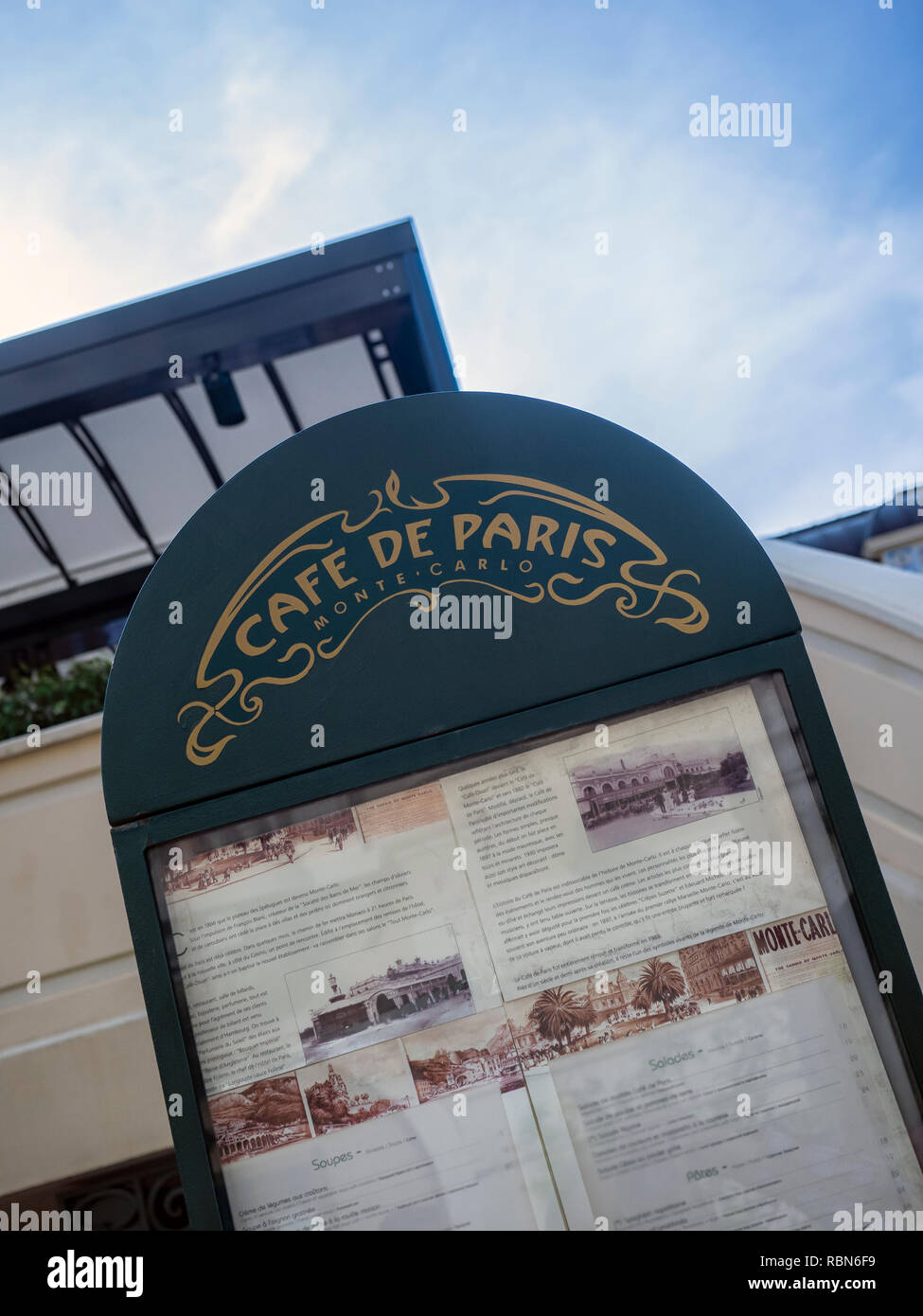 Cafe de paris sign hi-res stock photography and images - Alamy