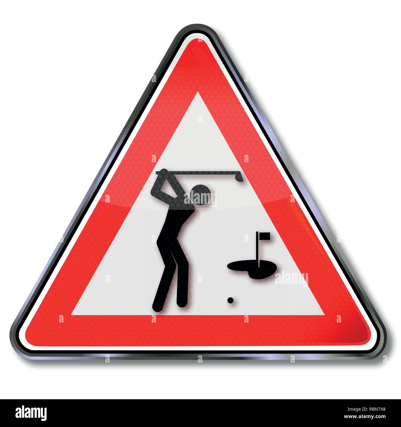 Golf rule Stock Vector Images - Alamy