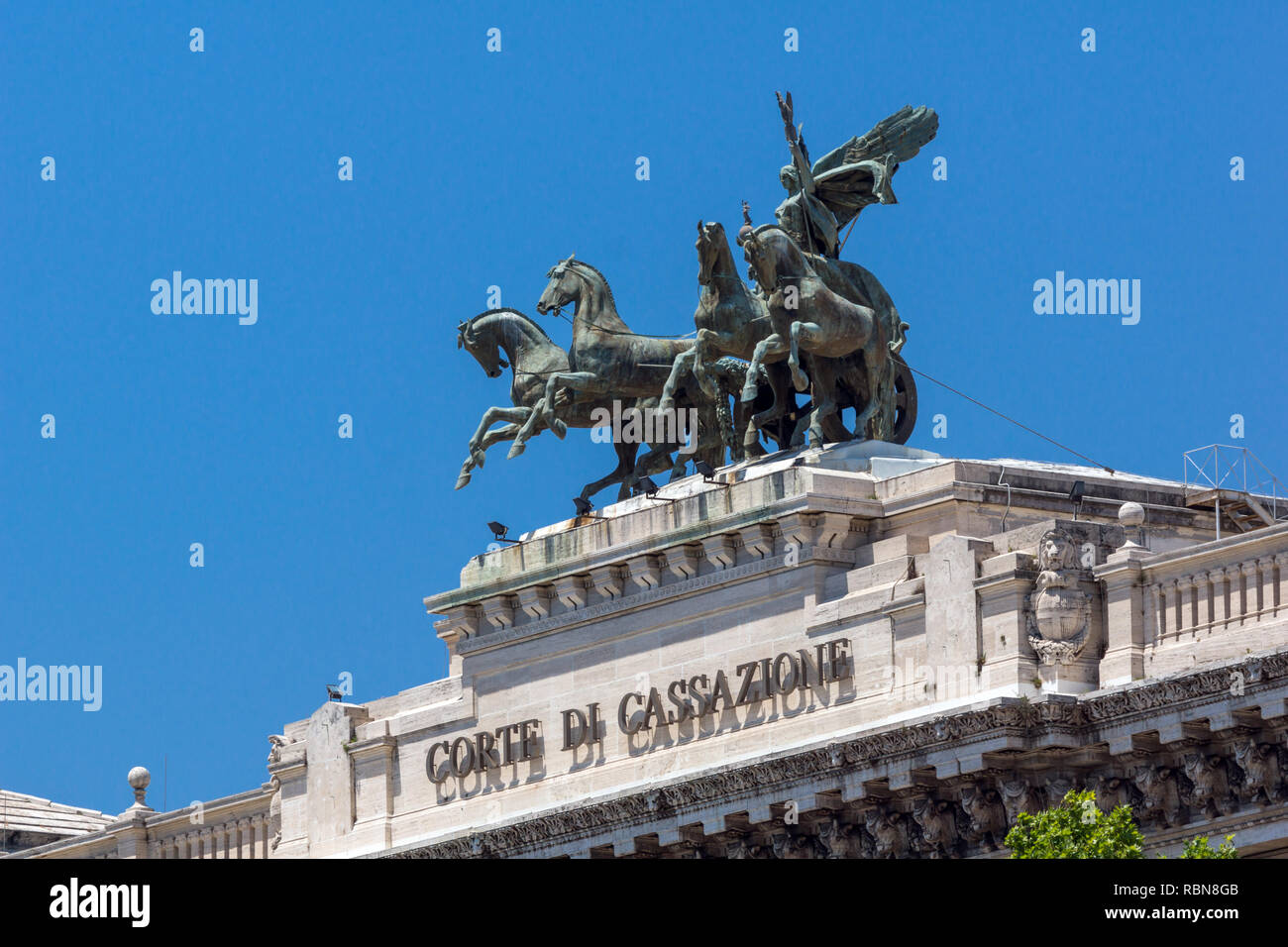 ROME, ITALY - JUNE 22, 2017: Building of The Supreme Court of Cassation ...