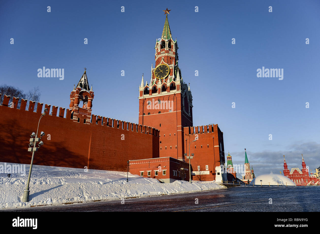 winter in Moscow Stock Photo - Alamy