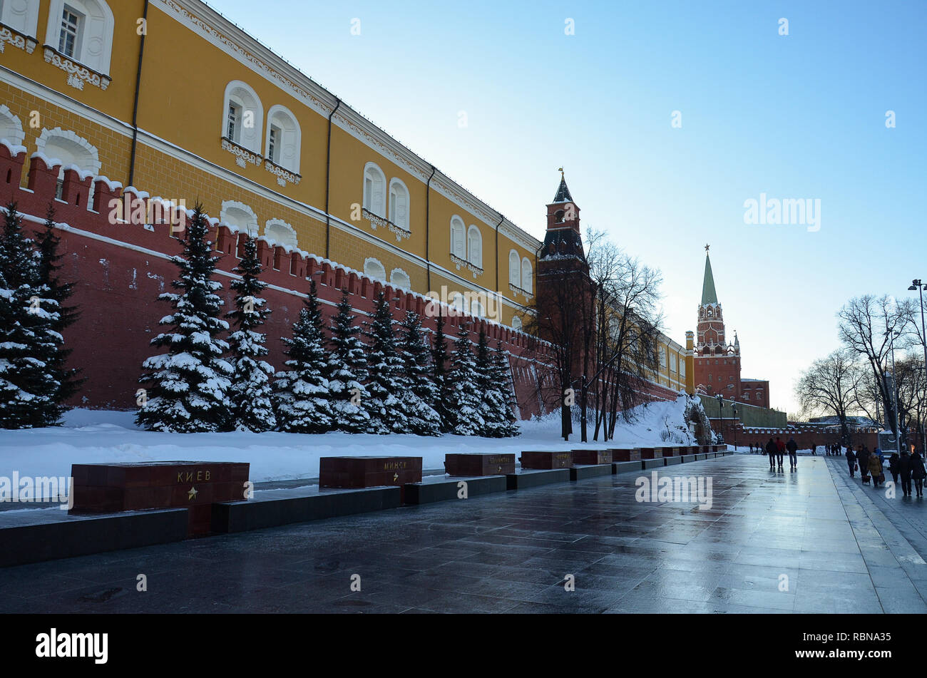 winter in Moscow Stock Photo - Alamy