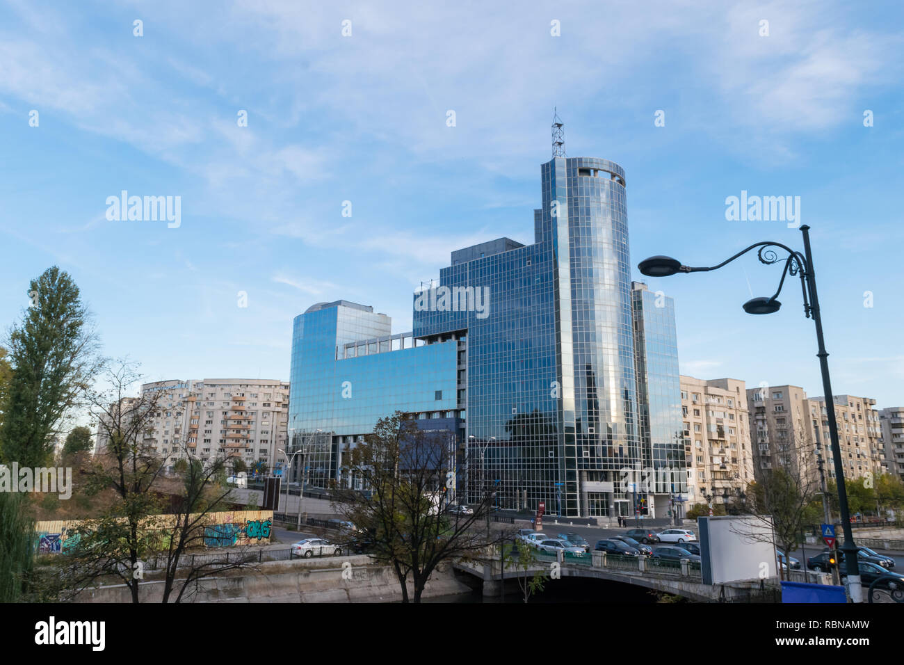 Bucharest sky tower hi-res stock photography and images - Alamy