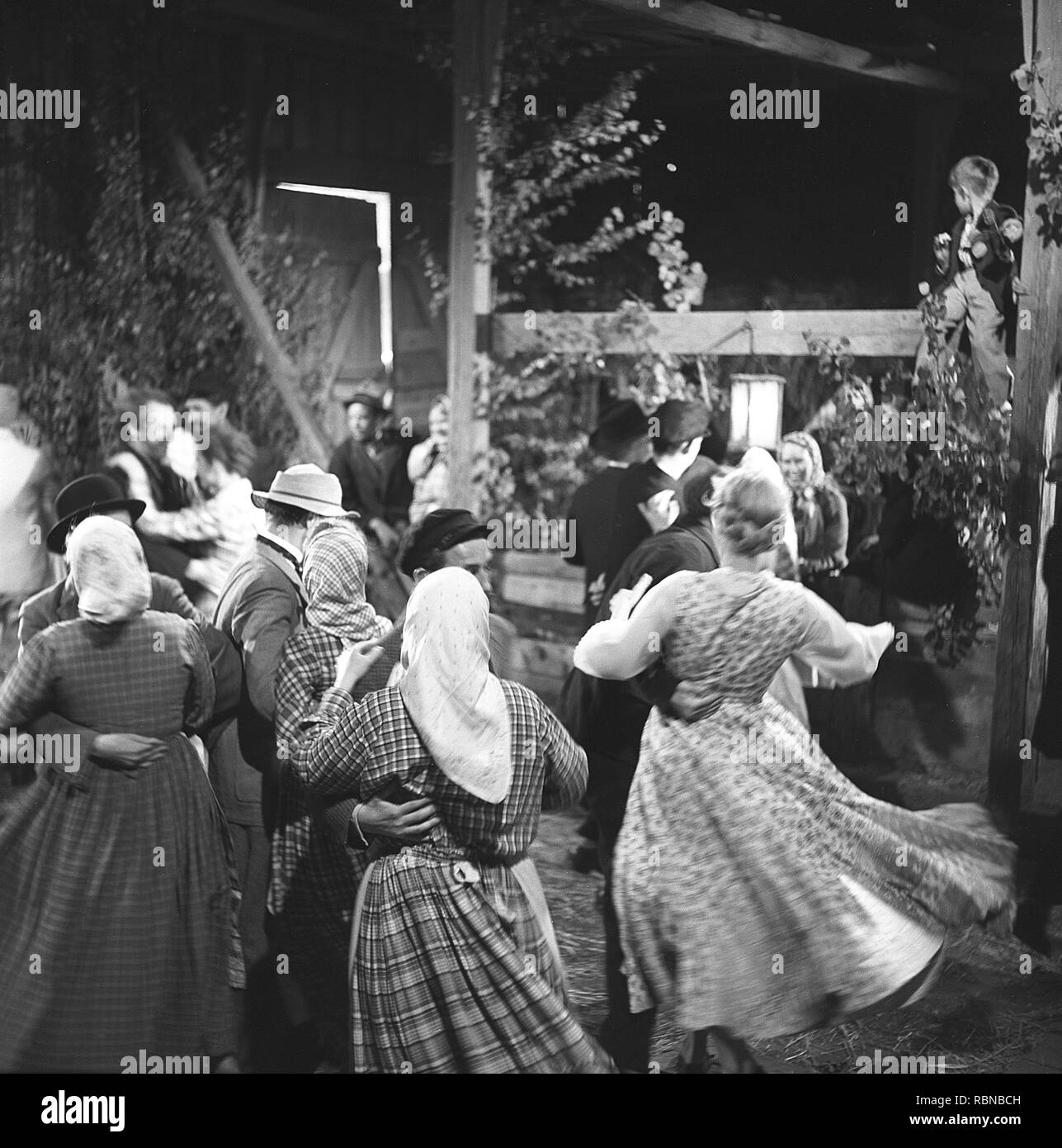 Barn dance Black and White Stock Photos & Images - Alamy