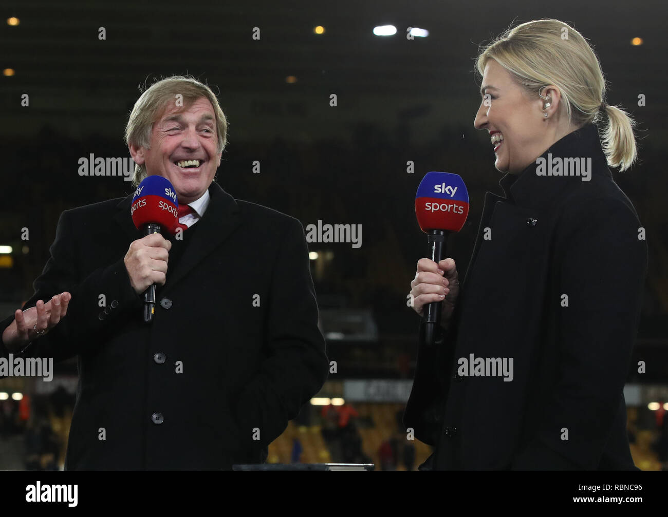 Sky sports presenter kelly cates hi-res stock photography and images ...