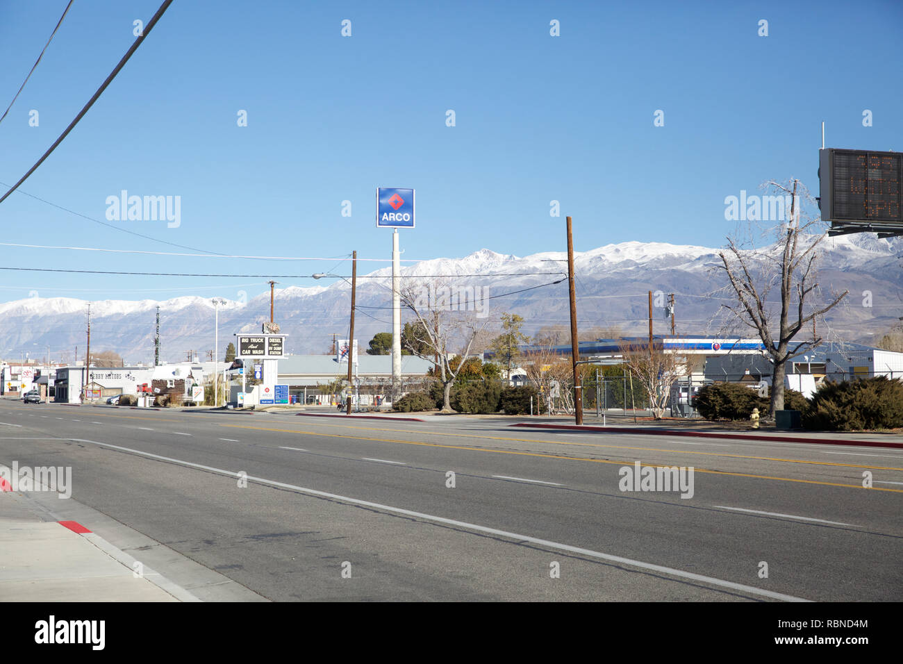 Bishop in California, USA Stock Photo - Alamy