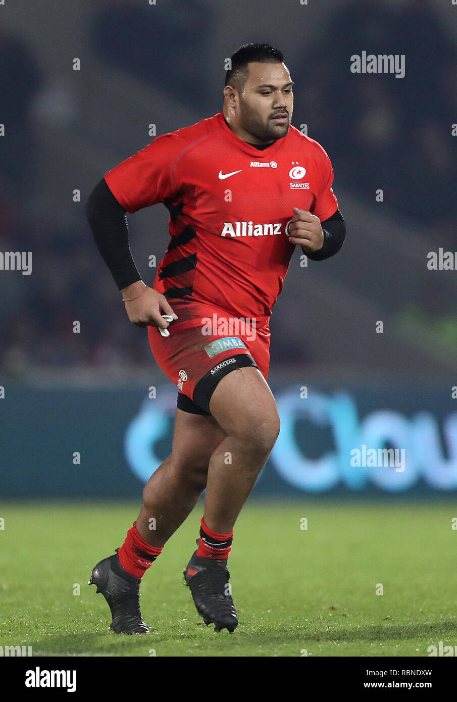 Saracens' Christopher Tolofua Stock Photo - Alamy