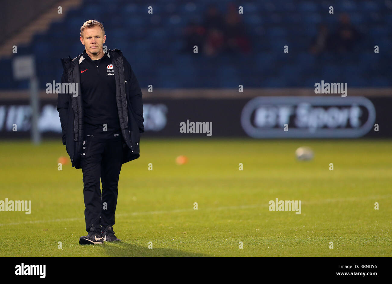 Saracens Director of Rugby Mark McCall Stock Photo - Alamy