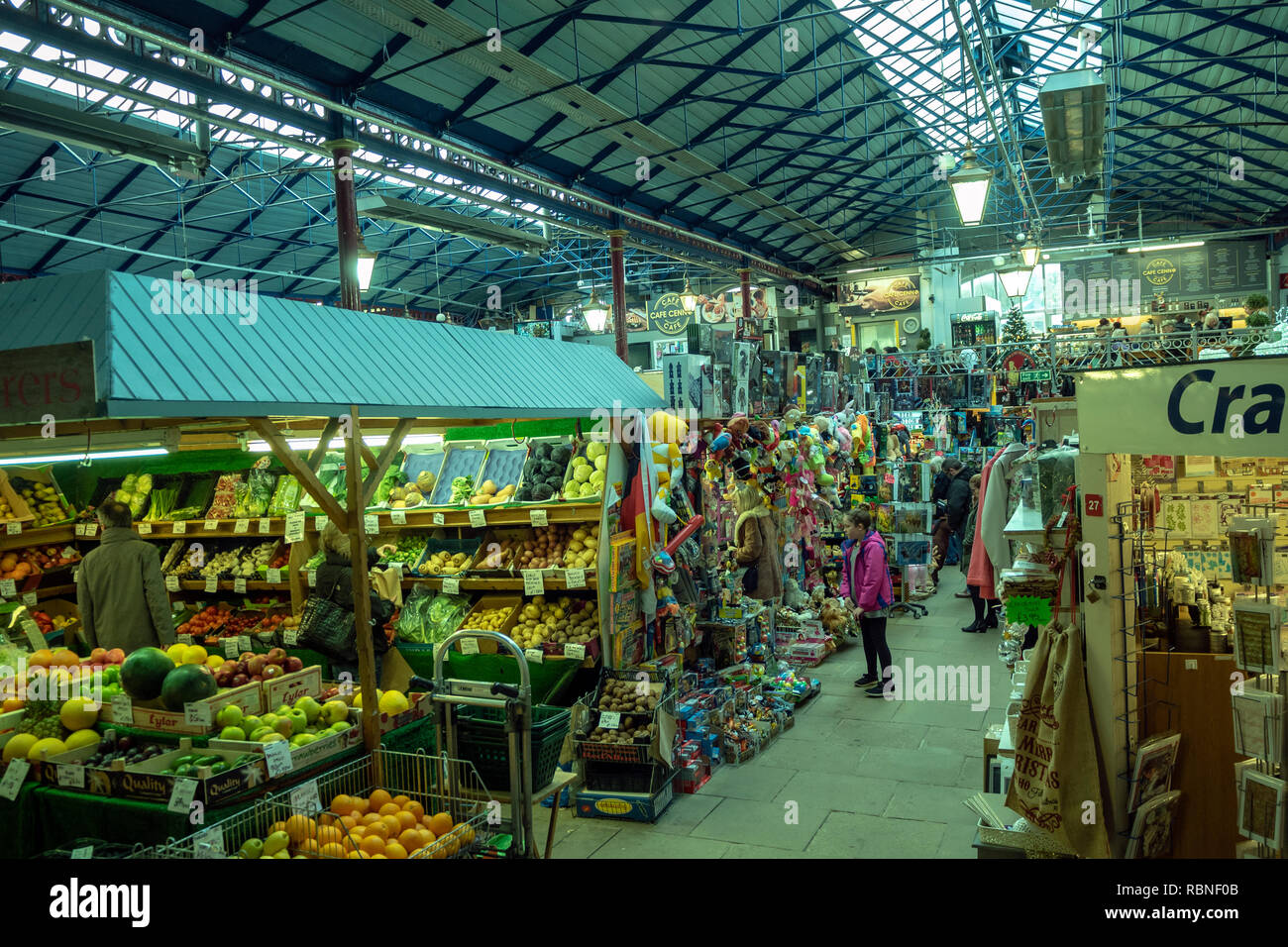 Durham indoor market hi-res stock photography and images - Alamy