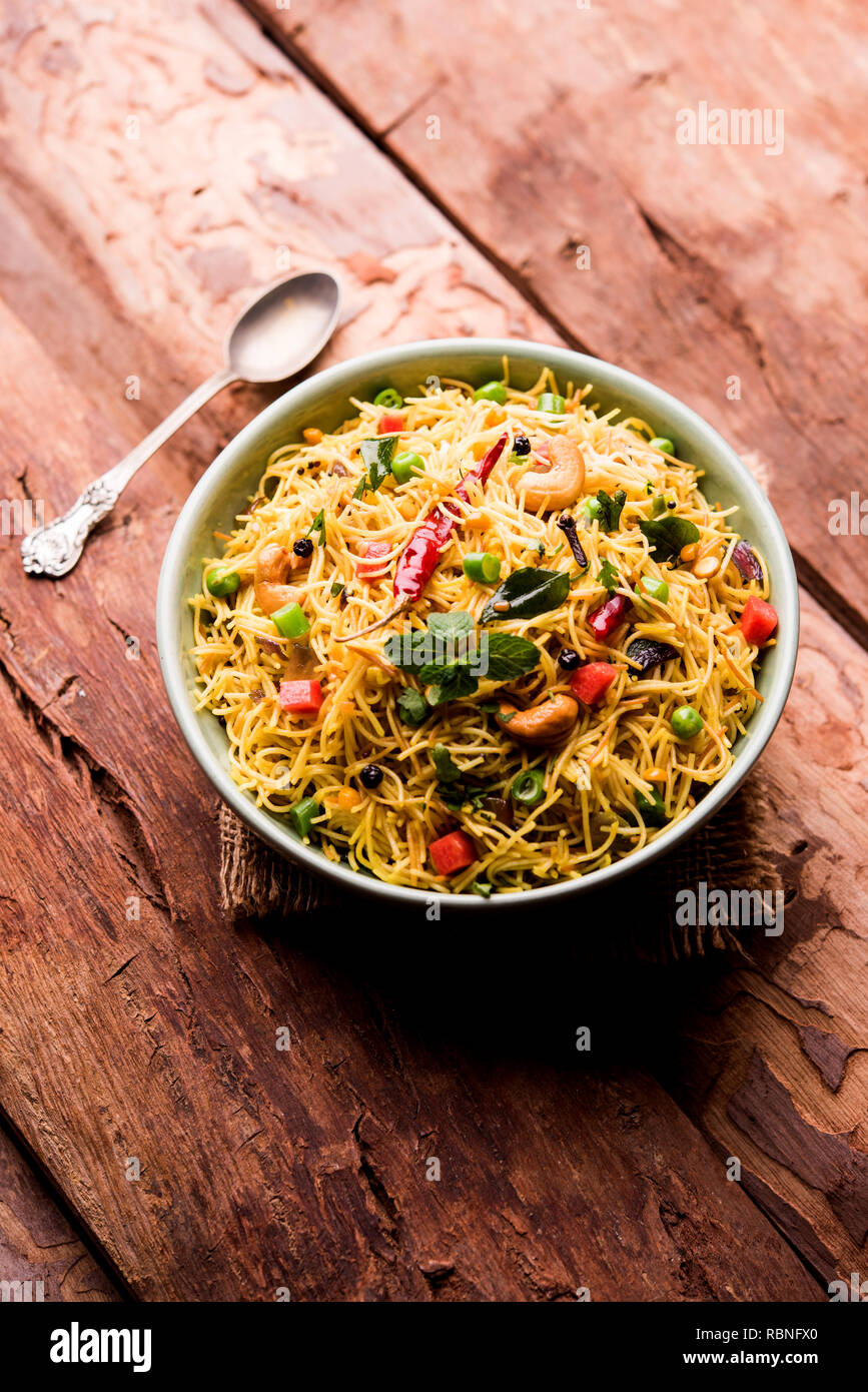 Semiya Upma or Vermicelli Uppuma or uppittu is a popular breakfast menu ...