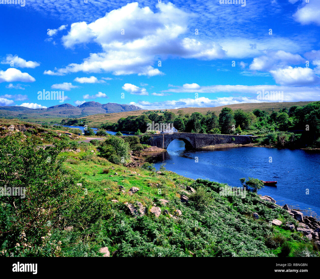 Lackagh Bridge, Donegal, ireland Stock Photo - Alamy