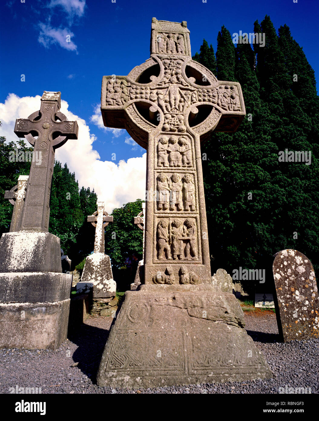 High Cross And Round Tower High Resolution Stock Photography and Images ...