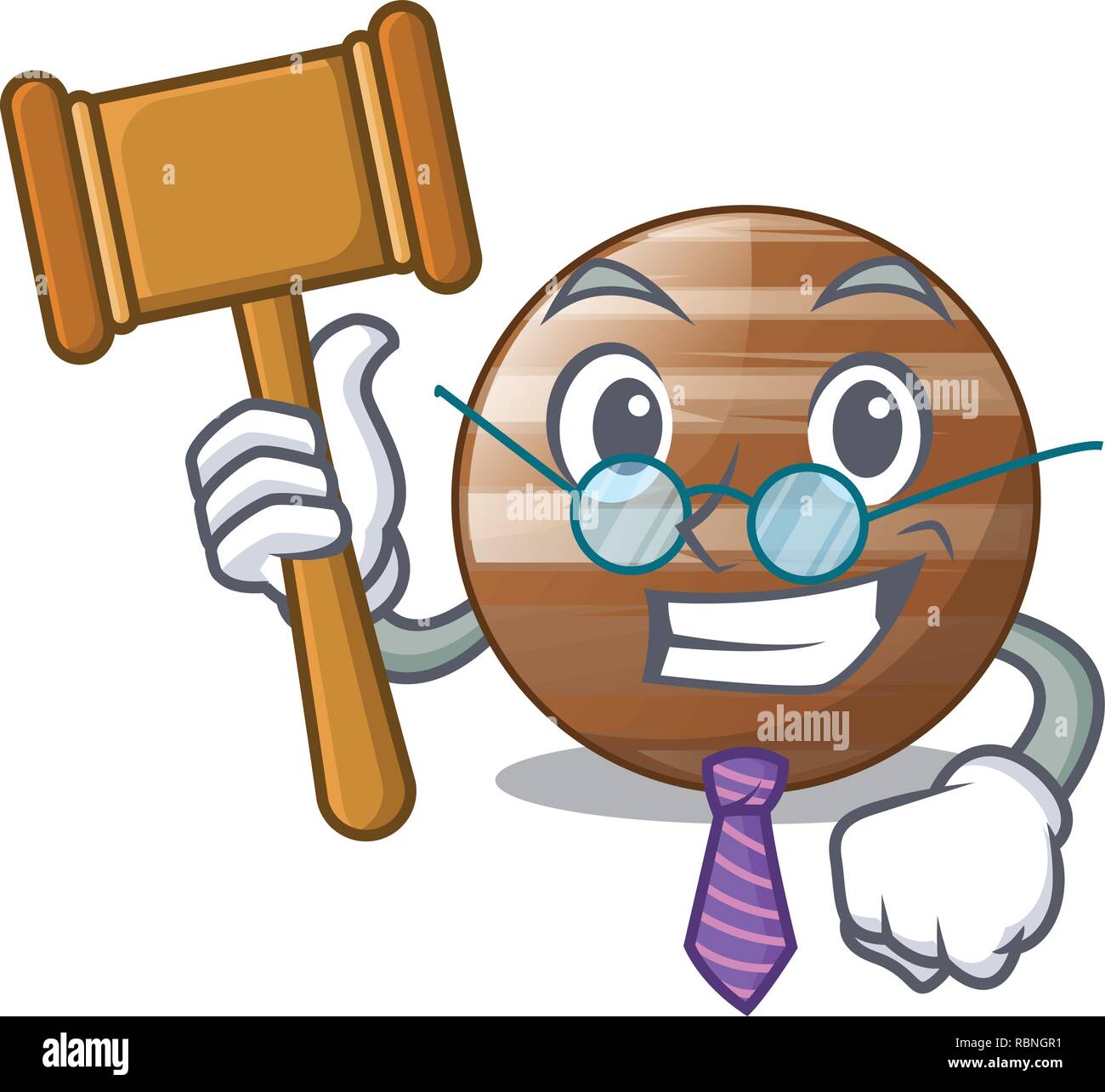 Judge craft Jupiter planet in the character Stock Vector Image & Art ...