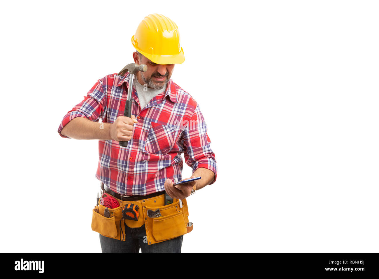 Angry Construction Hammer High Resolution Stock Photography and Images ...