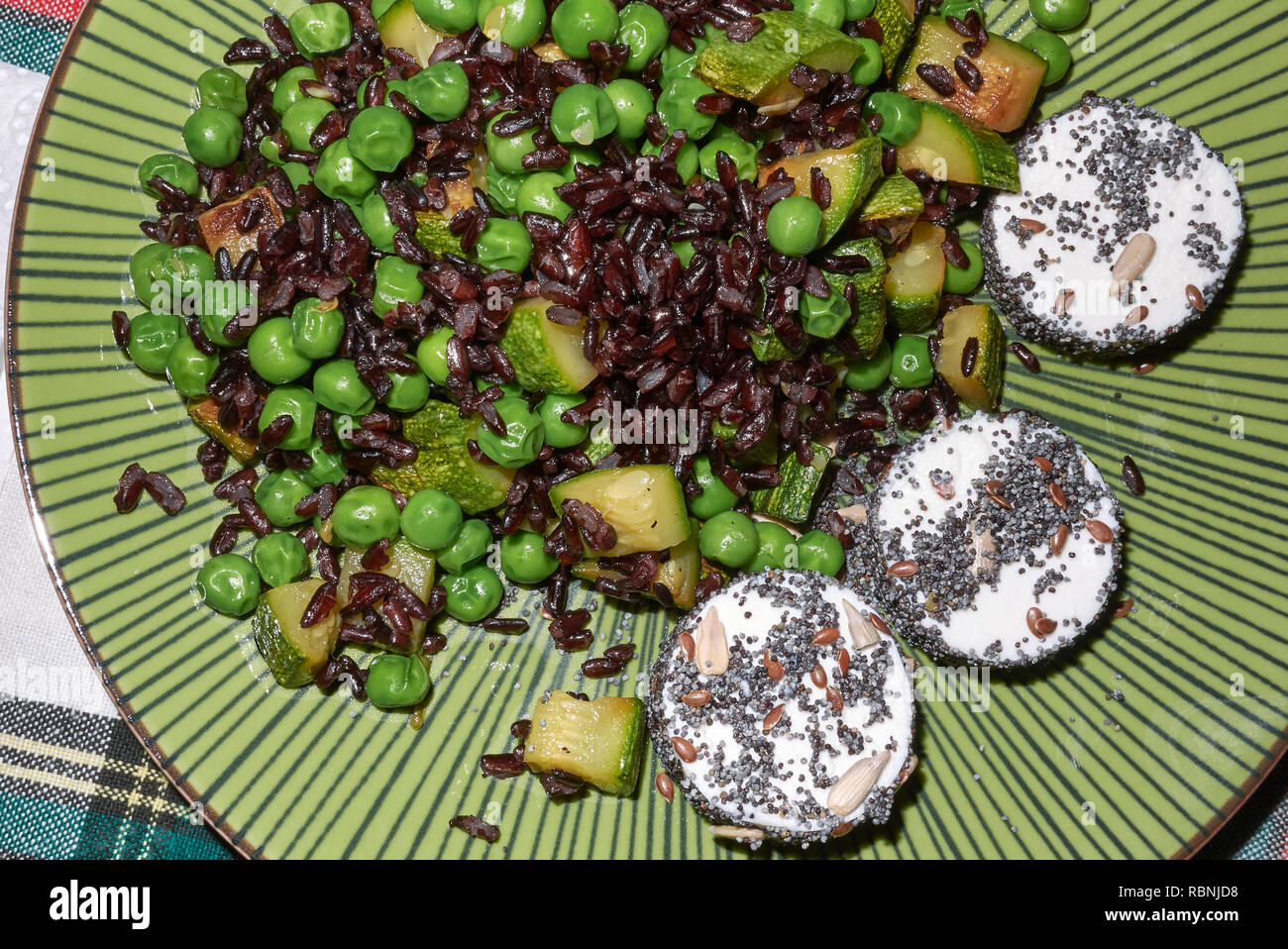Vegetarian rice plate hi-res stock photography and images - Alamy