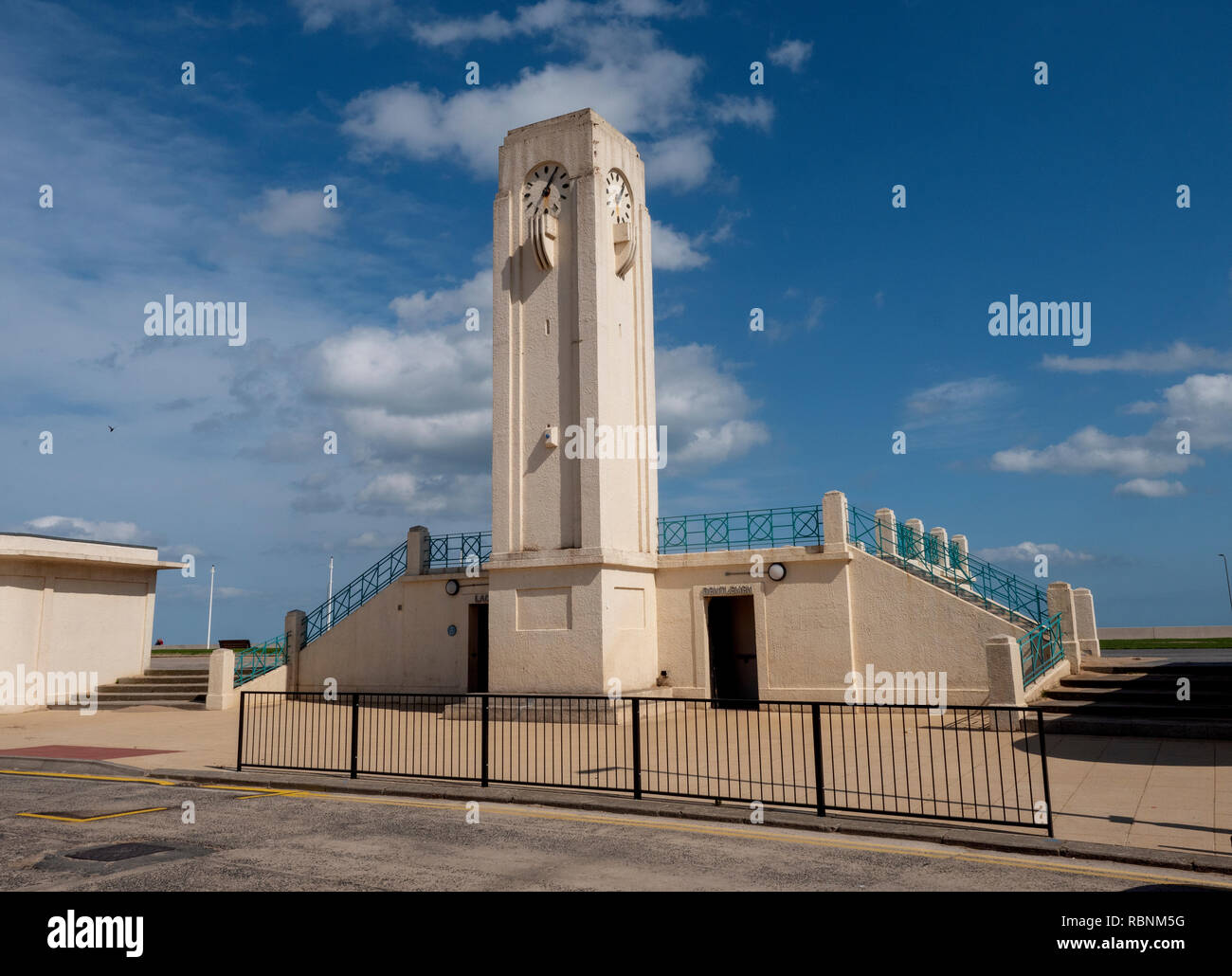 Art Deco seaside architecture - Clock Tower and public toilets, The ...