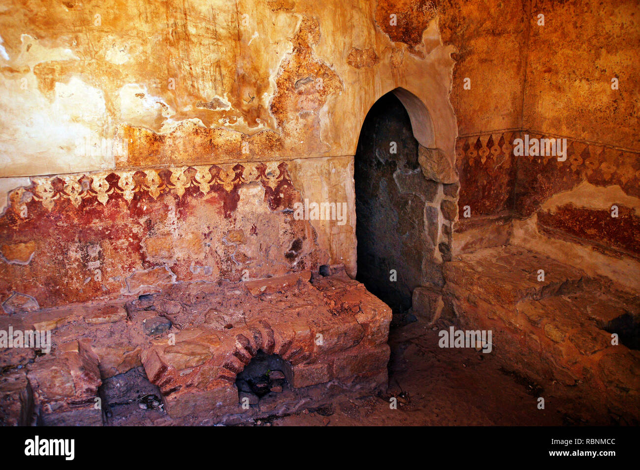 Hamam bath at the Ismaelien castle, also called Hashishin chateau des ...