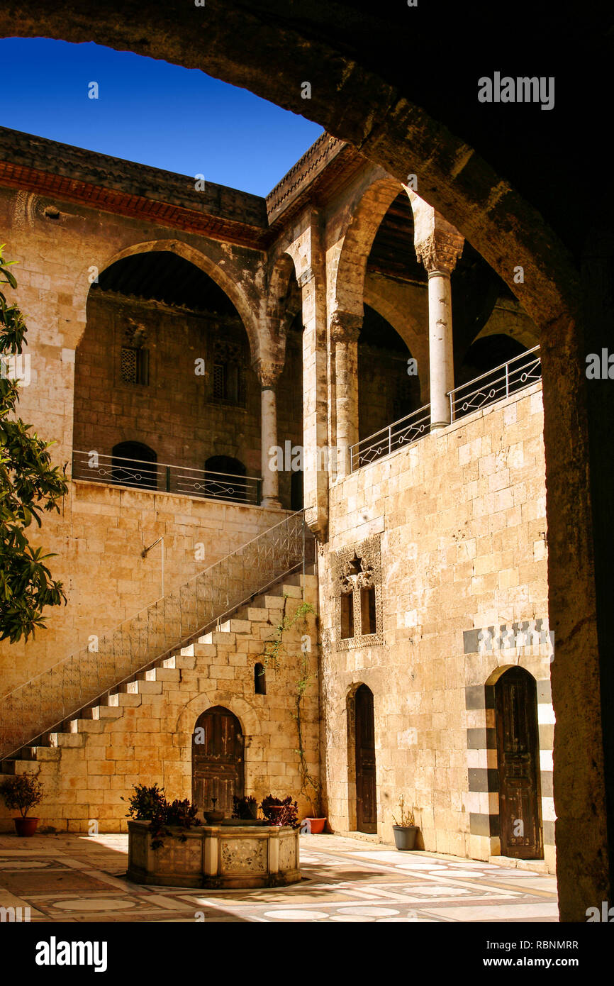 Azem Palace, Hama. Syria, Middle East Stock Photo - Alamy