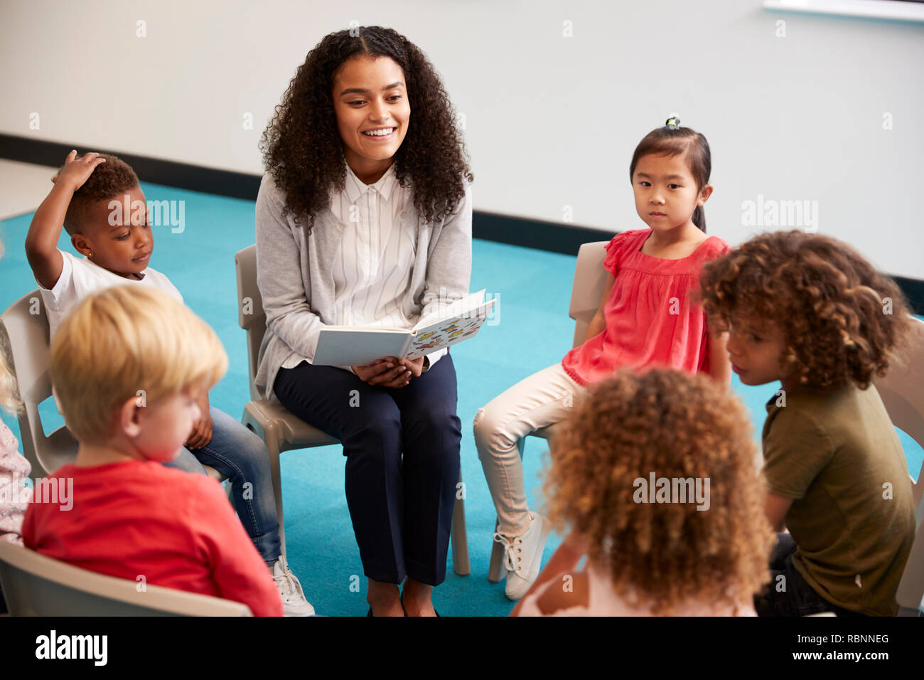 Children are reading book hi-res stock photography and images - Alamy