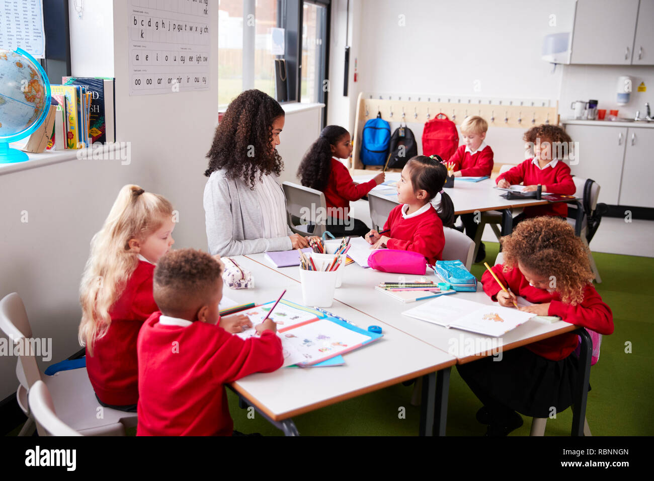 Kindergarten classroom hi-res stock photography and images - Alamy