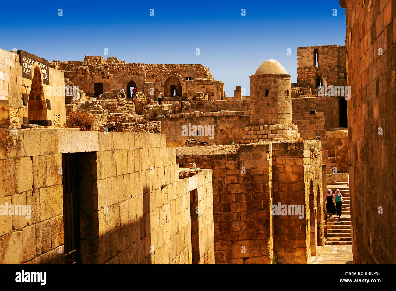 The Citadelle Fort. Aleppo. Syria, Middle East Stock Photo - Alamy