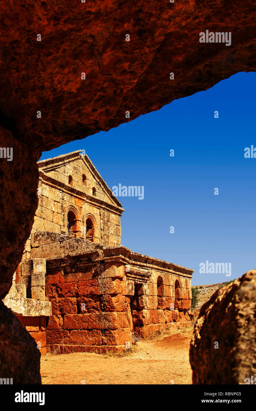 Bath of Julianus, 473 AC. Serjilla. Syria, Middle East Stock Photo - Alamy