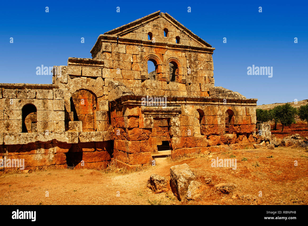 Bath of Julianus, 473 AC. Serjilla. Syria, Middle East Stock Photo - Alamy