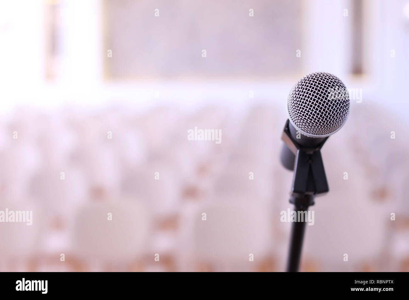 Microphone for speech Stock Photo - Alamy