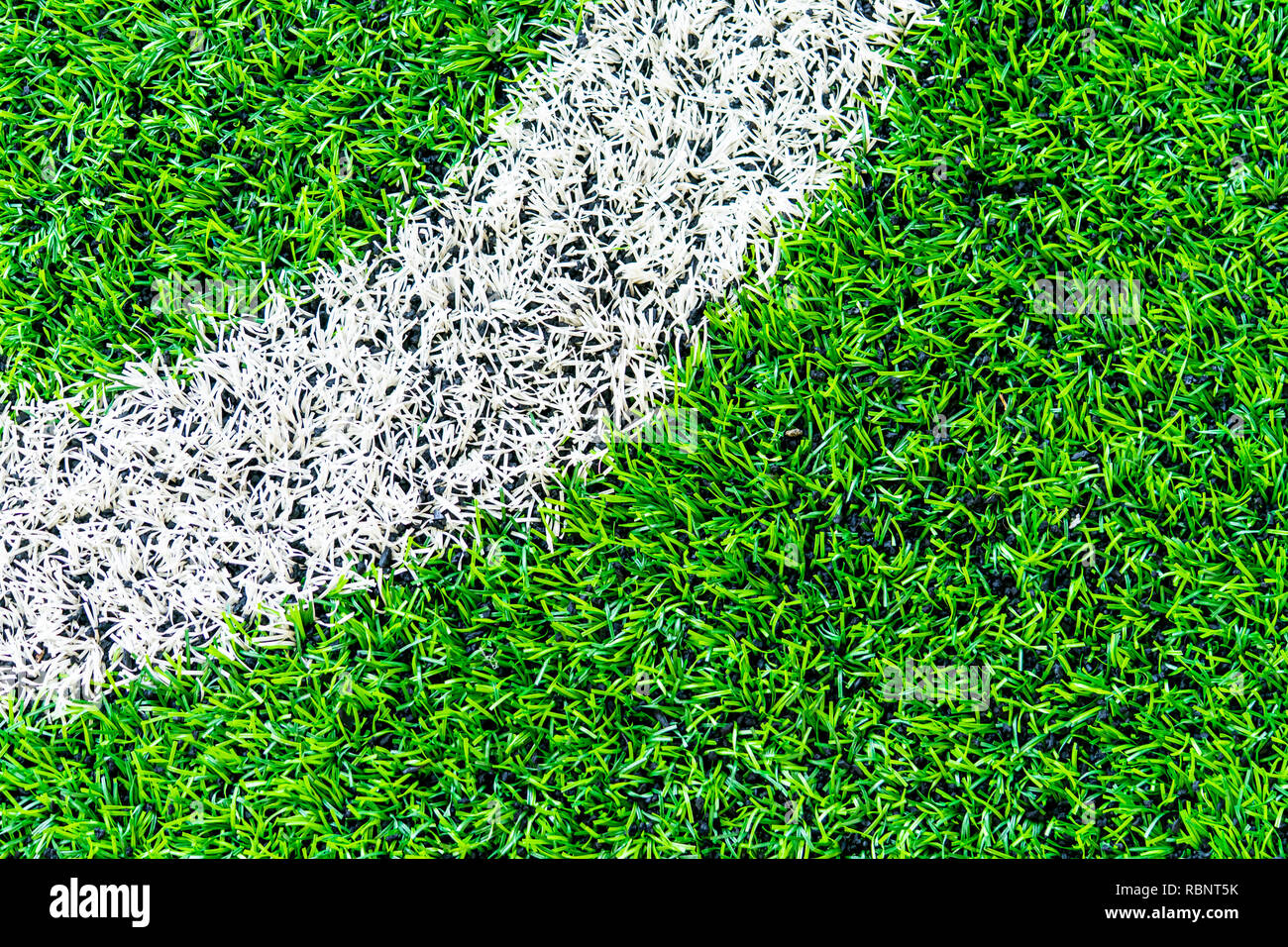 Curve Line of an indoor football soccer training field Stock Photo - Alamy