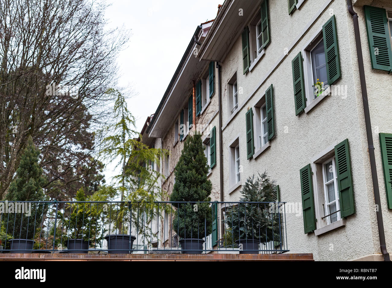 Picture of a traditional building in Bern, Switzerland Stock Photo - Alamy