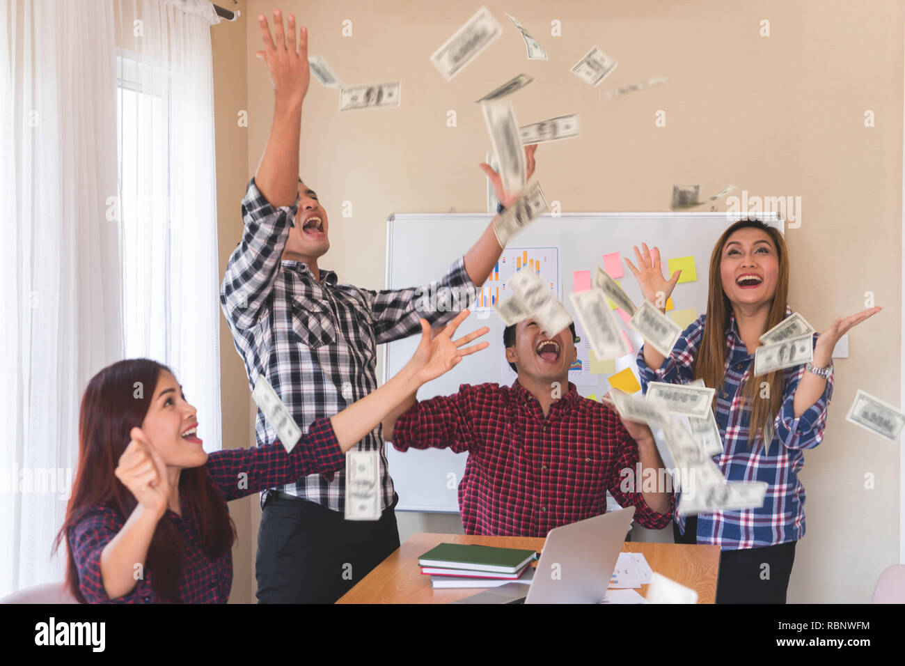 Person Throwing Money