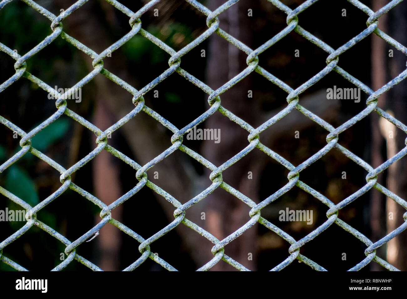 Metal fence wall pattern texture and background Stock Photo - Alamy