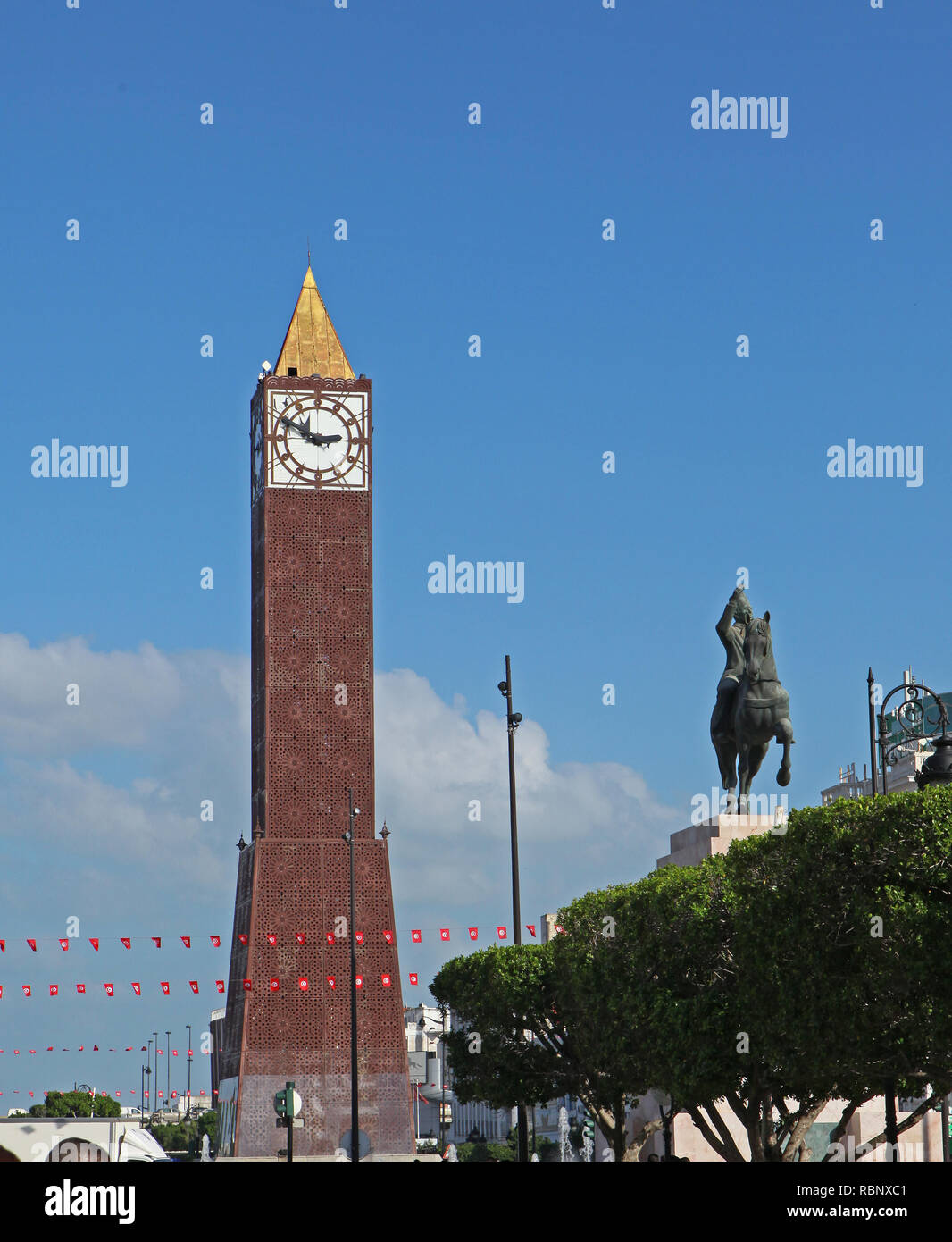 Clock tower tunis tunisia africa hi-res stock photography and images ...