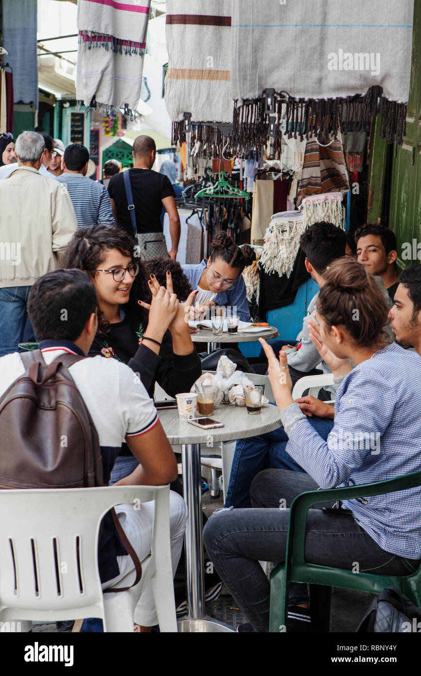 Young People Having Refreshments High Resolution Stock Photography and ...