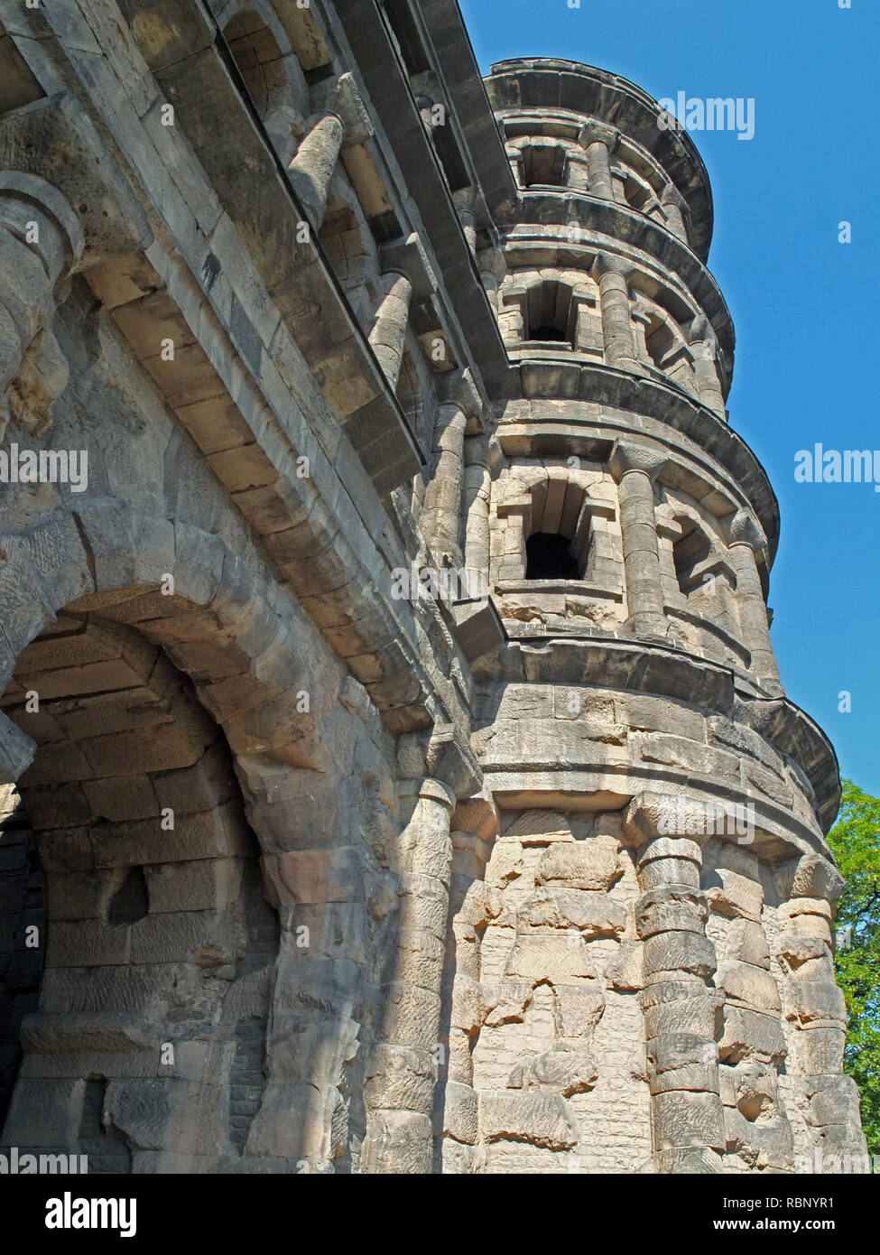 Trier, Germany. The Porta Nigra, UNESCO World heritage Stock Photo - Alamy