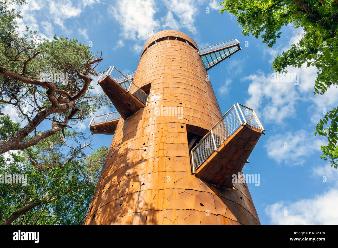 Forest fire watchtower in hi-res stock photography and images - Alamy
