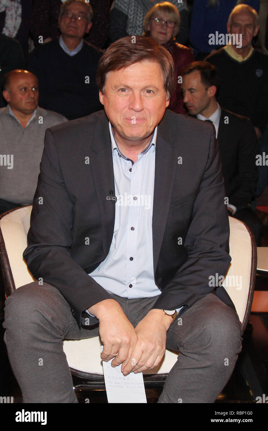 Guests at german ZDF talk show "Markus Lanz" Featuring: Prof. Ulrich ...