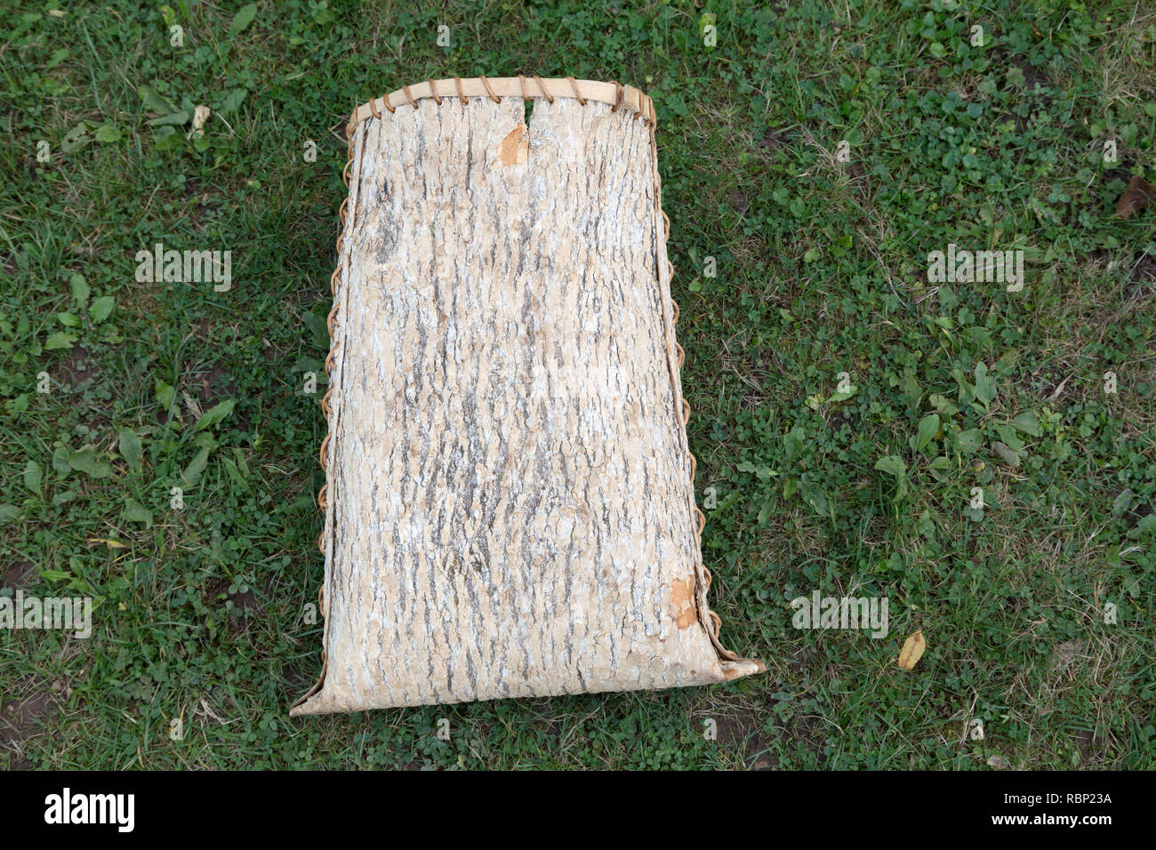 Traditionally created First Nations' implements at the Micmac ...