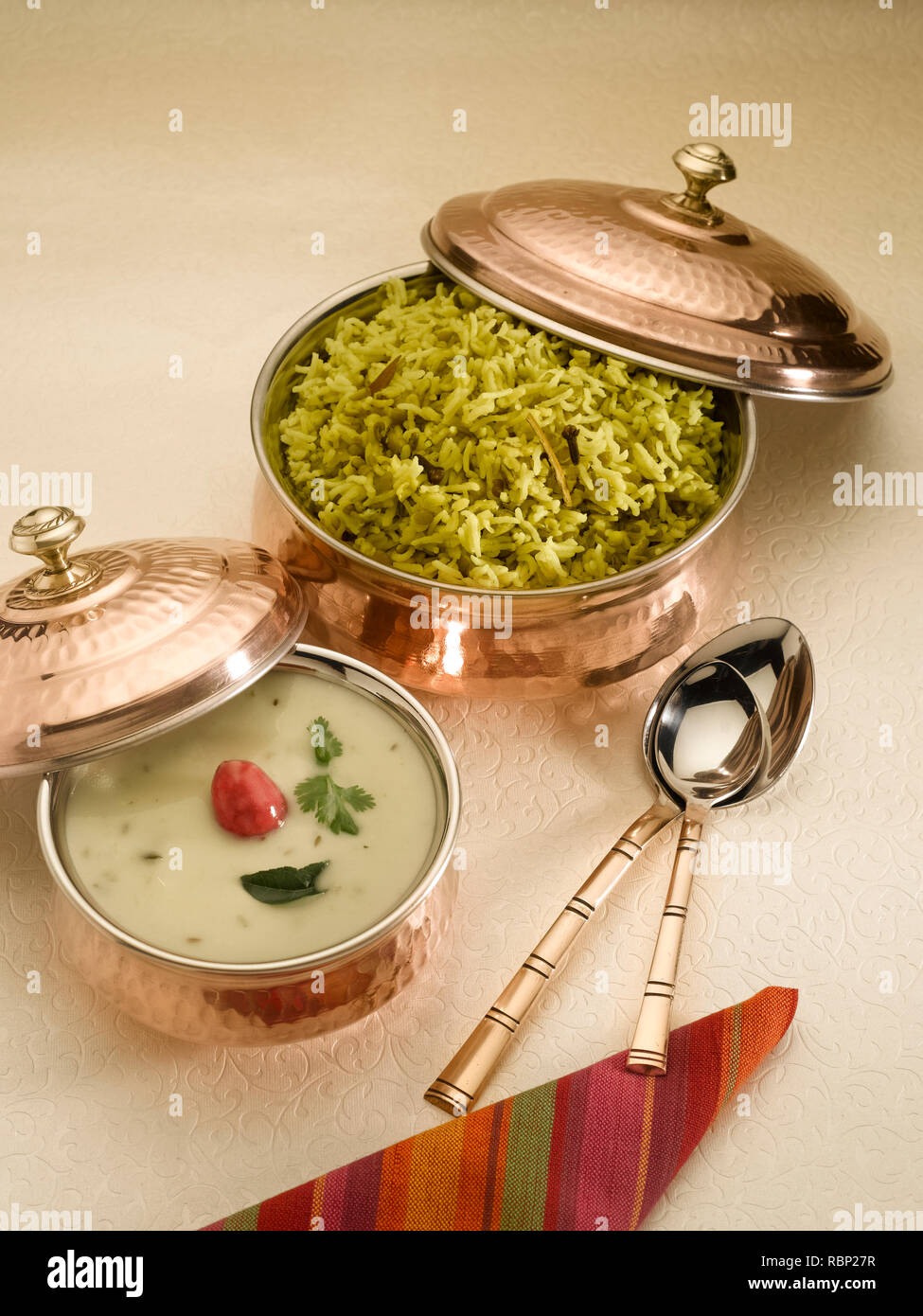 Indian food khichdi with kadhi, India, Asia Stock Photo - Alamy