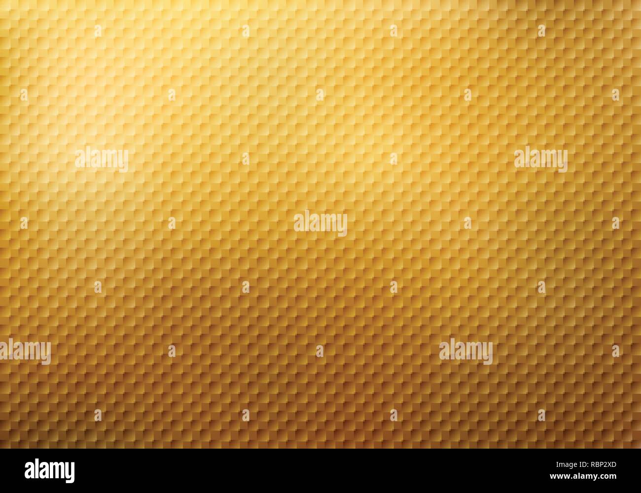 Abstract squares pattern texture on gold background. Golden foil luxury ...