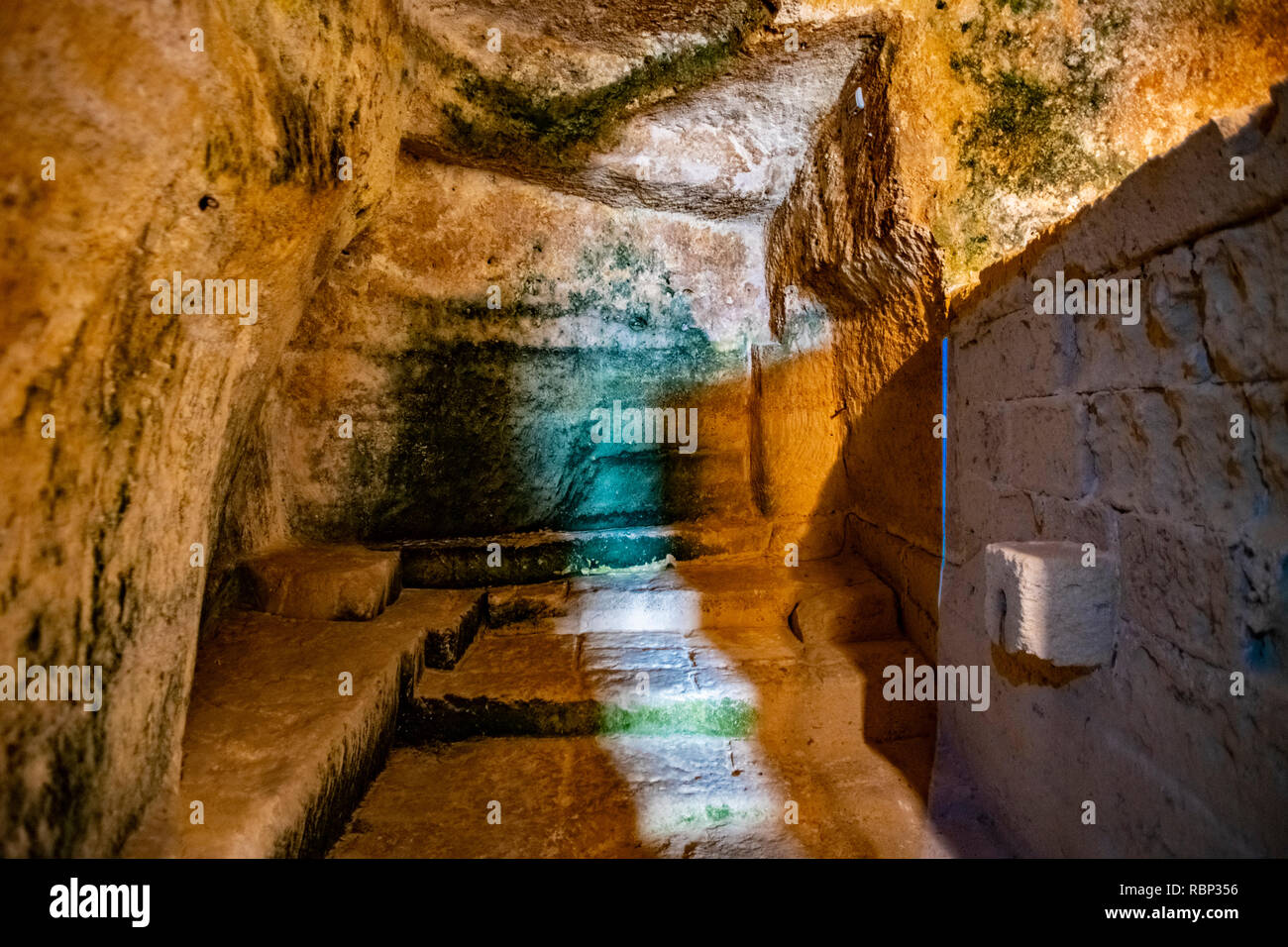 Italy Basilicata Matera - Sasso Barisano Complesso Monumentale Rupestre ...